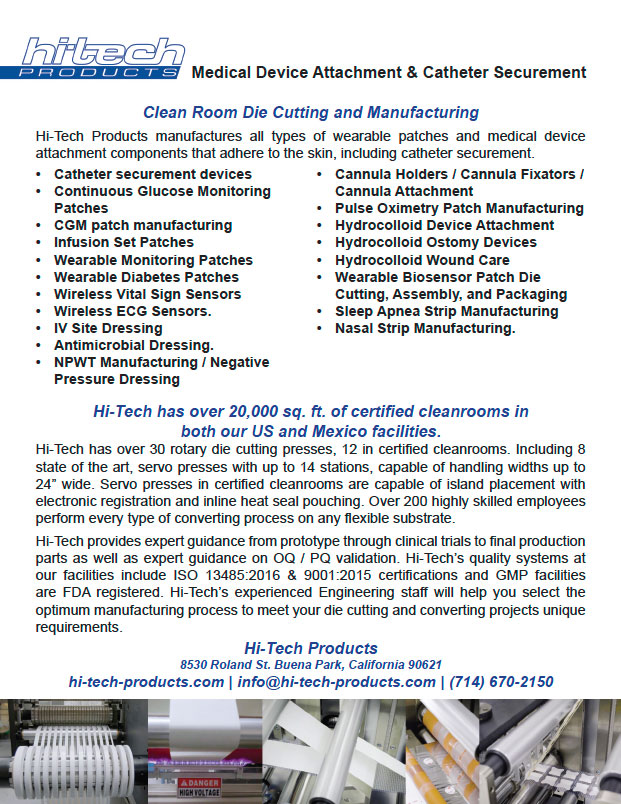 Medical Die Cutting | Clean Room Converting | Device Assembly